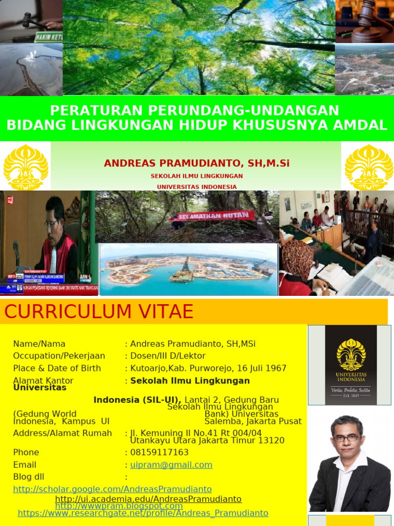 2022 Januari Peraturan Perundang-Undangan Amdal Perbaikan | PDF