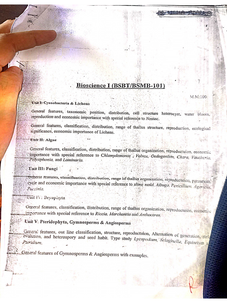 Biotech Syllabus | PDF