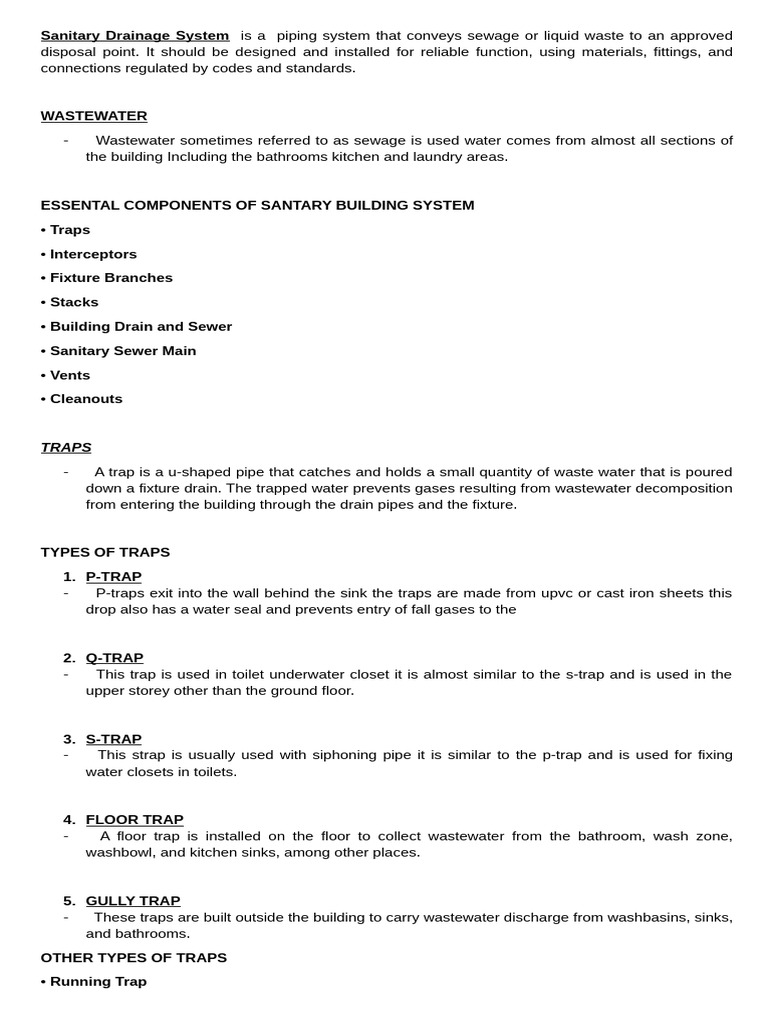 Sanitary-Drainage-System Bs | PDF