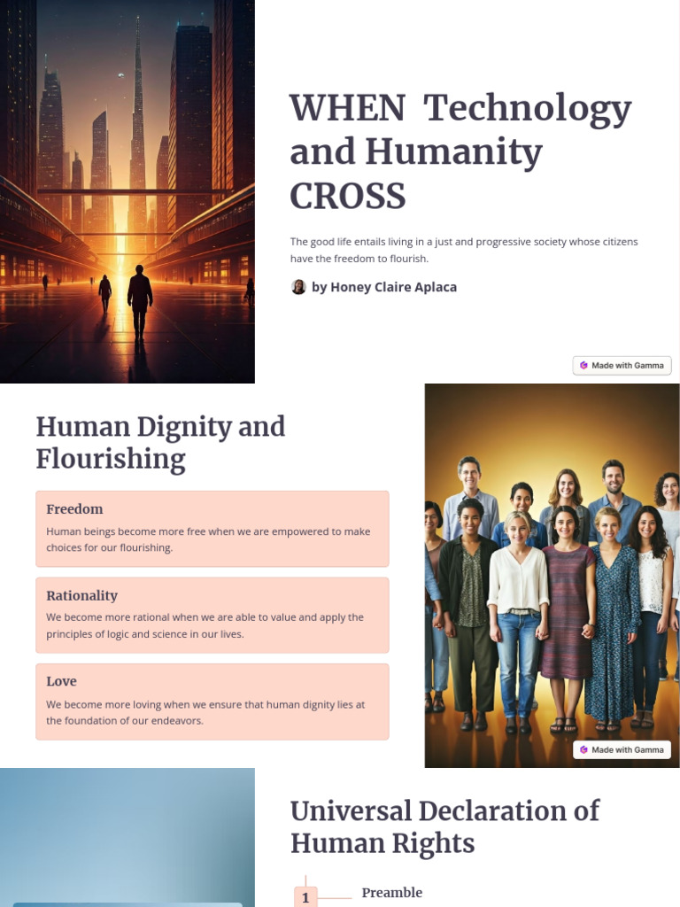 WHEN Technology and Humanity CROSS | PDF