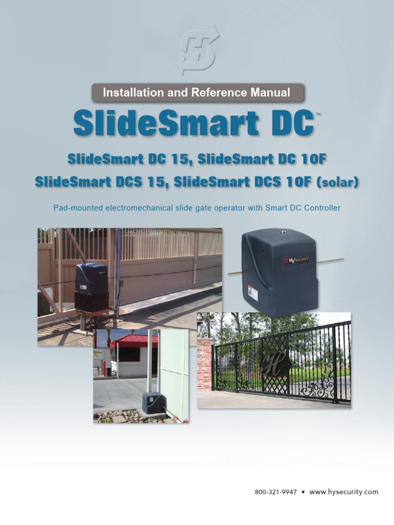 HS Slidesmart DC Manual | PDF
