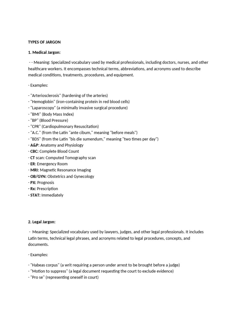 TYPES OF JARGON-WPS Office | PDF