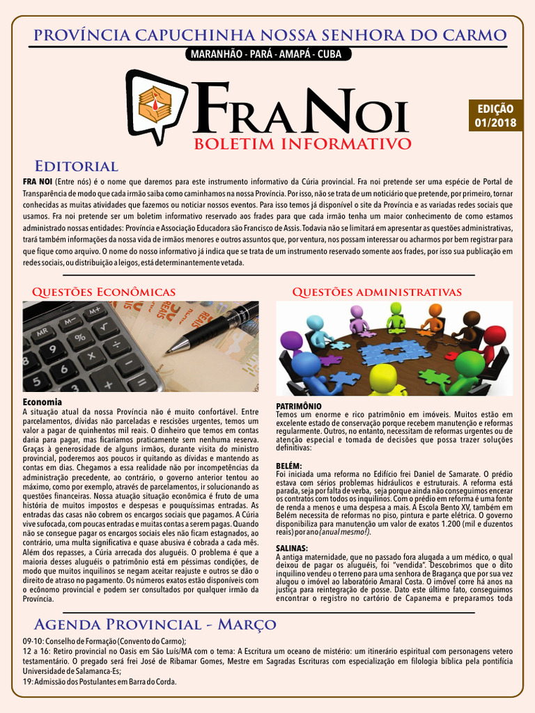 Fra Noi - Boletim Informativo | PDF