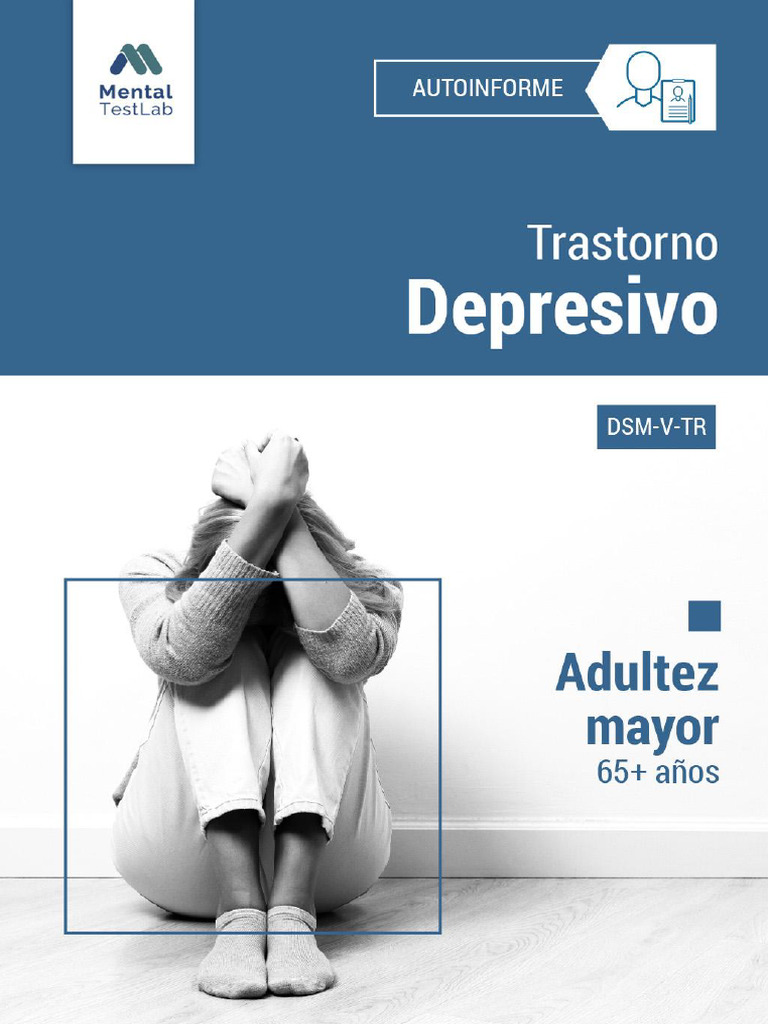Manual de Autoinforme en Adultos Mayores - TDM | PDF | Trastorno ...