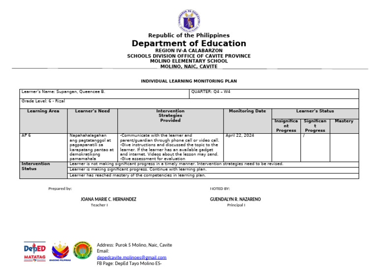 Ilmp G6 Rizal Q4W4 | PDF