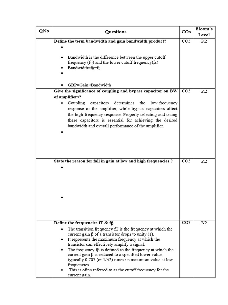 Unit III 2marks and Answers | PDF