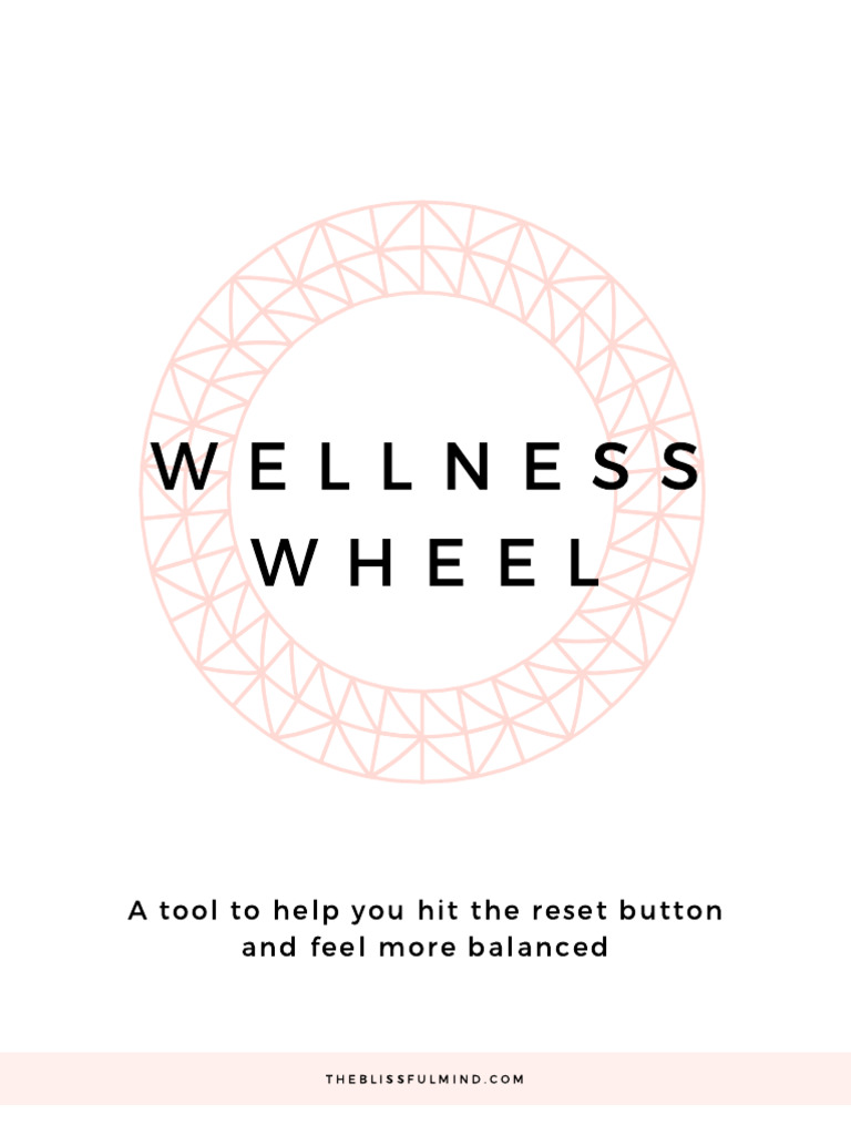Wellness Wheel Worksheet 2020 | PDF