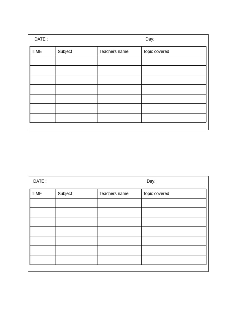 Log Book Format | PDF