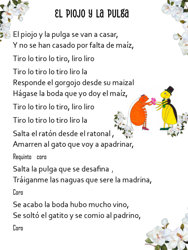 el piojo y la pulga | PDF