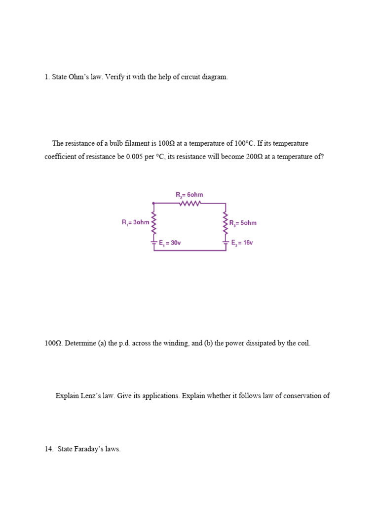 Practice Assignment - EE - 221226 - 130544 | PDF | Capacitor | Inductor