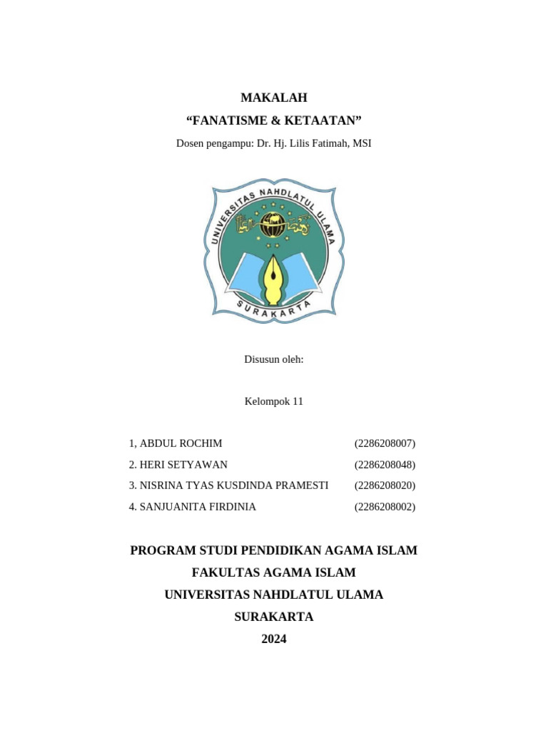 Fanatisme & Ketaatan 11 FIX-1 | PDF