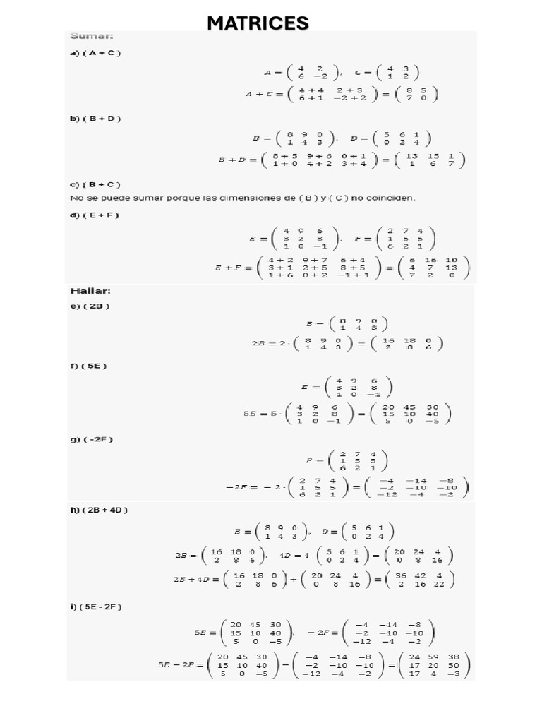 MATRICES | PDF