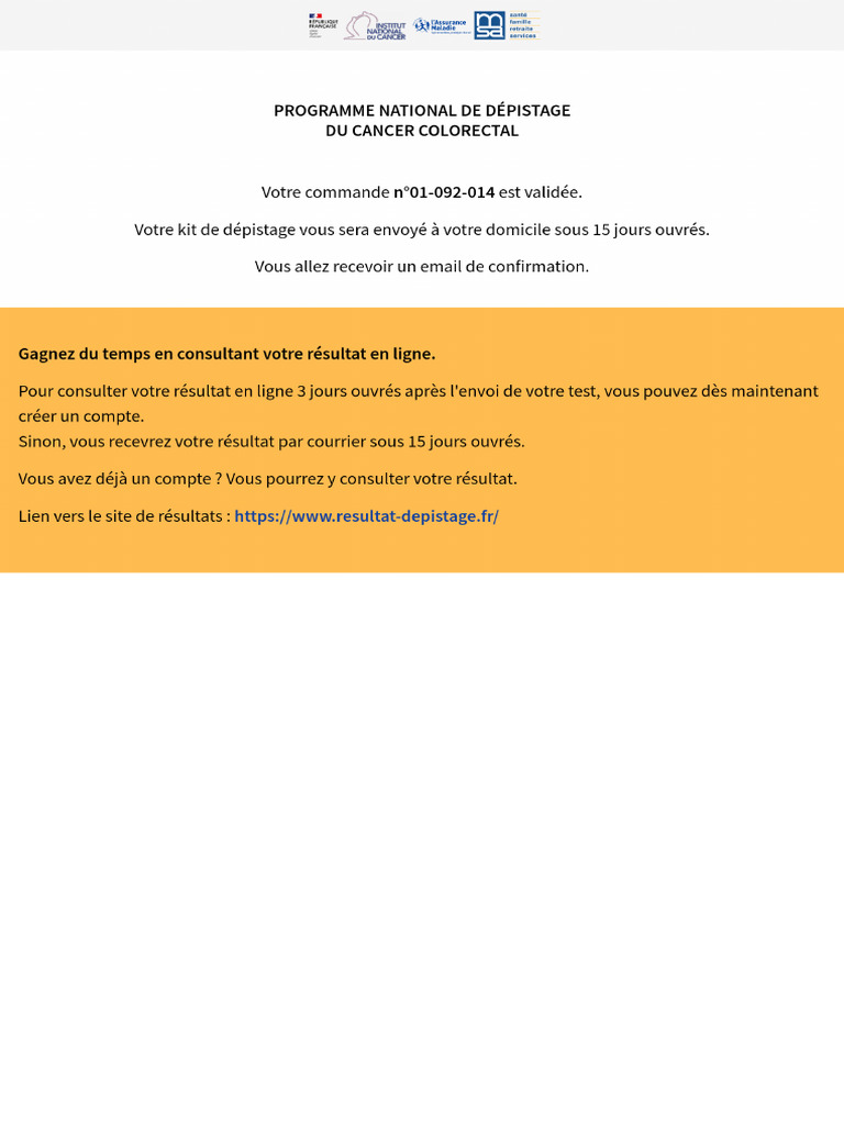 Confirmation de Commande | PDF