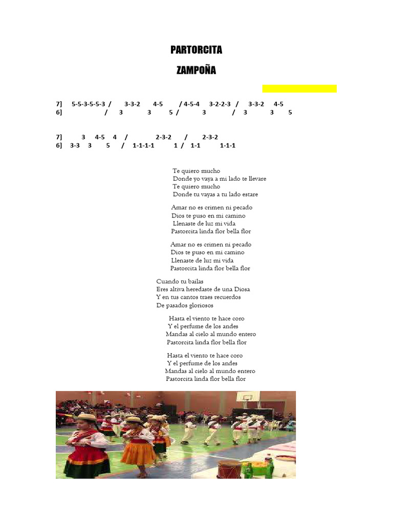 Pastorcita 1ro Sec. A.B. | PDF