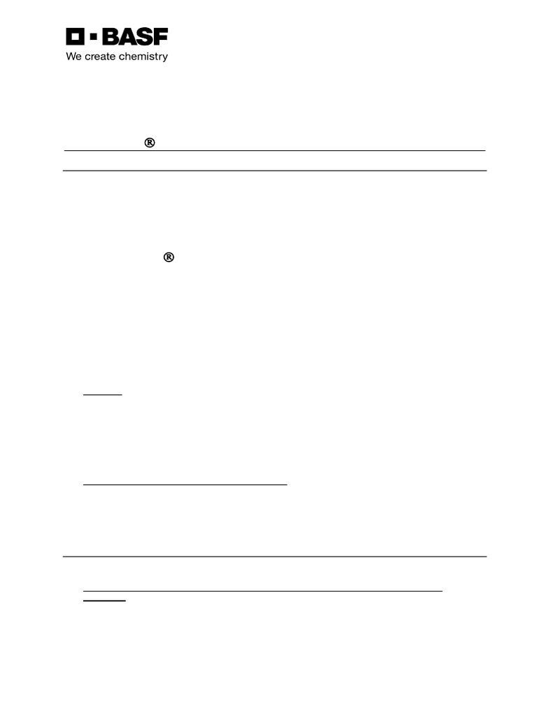 Pluracol 5132 Sds Es Us | PDF