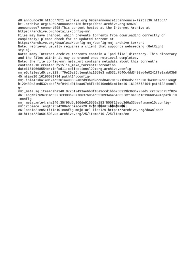 Config-Mmj Archive | PDF