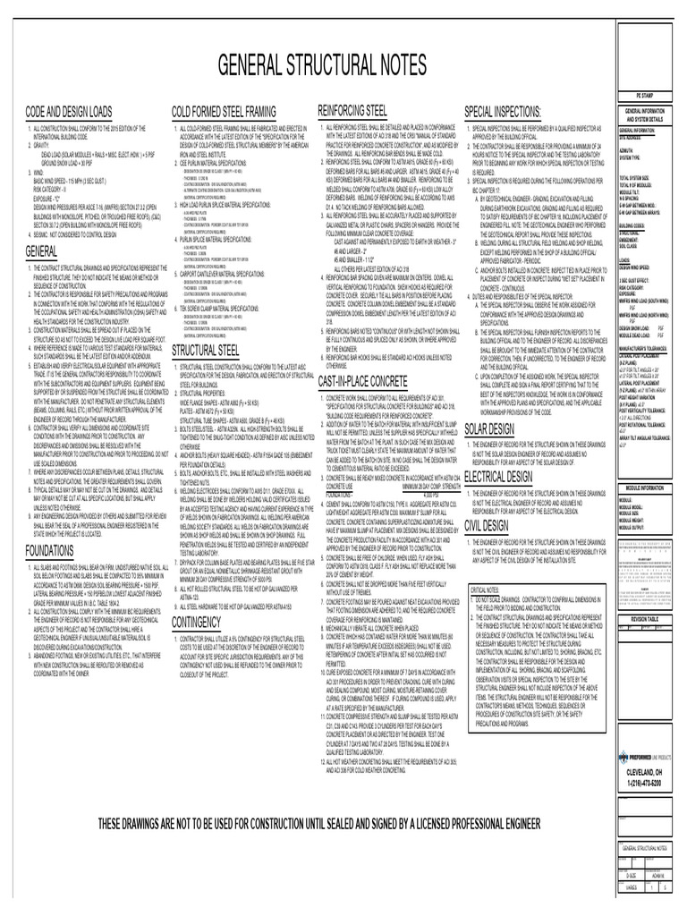 Structural_Construction_Drawings | PDF