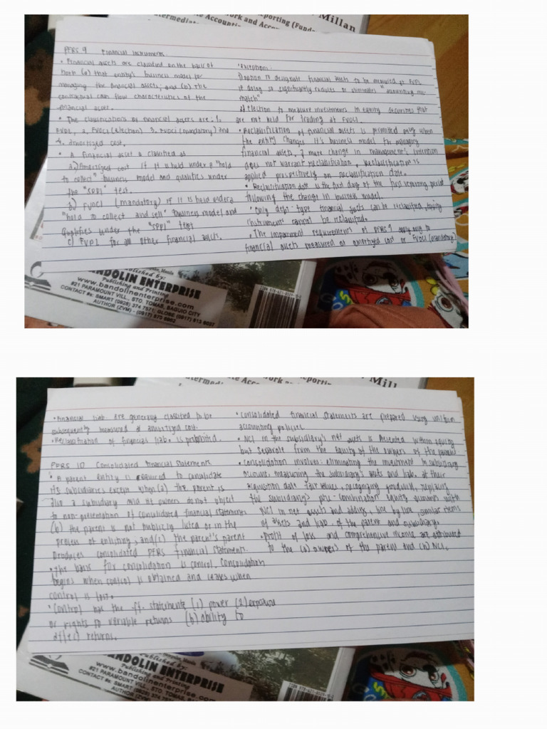 ASSIGNMENT3 - CFAS Summary | PDF