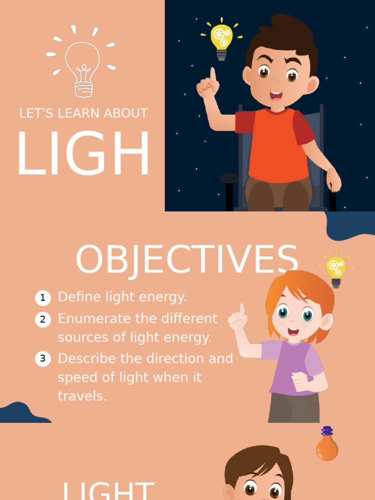 Colorful Illustrative Light Energy Science Presentation | PDF
