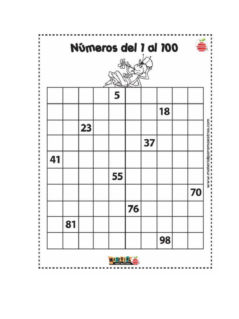 Números Hasta El 100 | PDF