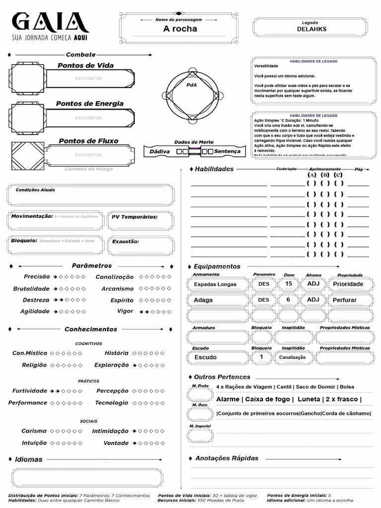 Ficha Z Da A ROCHA | PDF