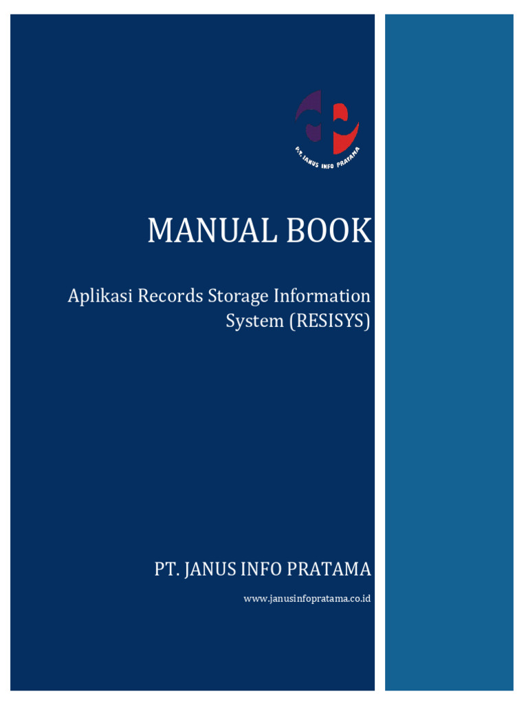 Manual Book Resisys | PDF
