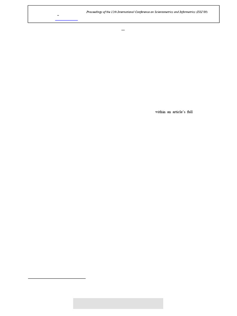 Citation Proximity Analysis (CPA) - A New Approach For Identifying-Gipp - 0-285851 | PDF