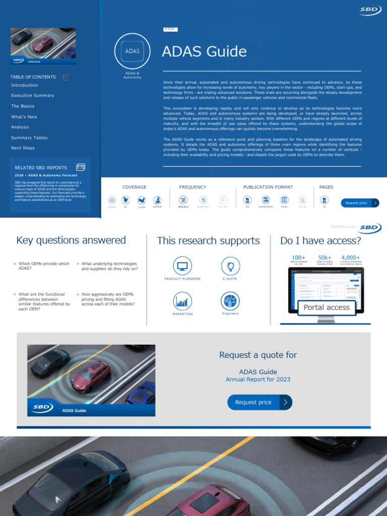 534 Report Preview - ADAS Guide | PDF