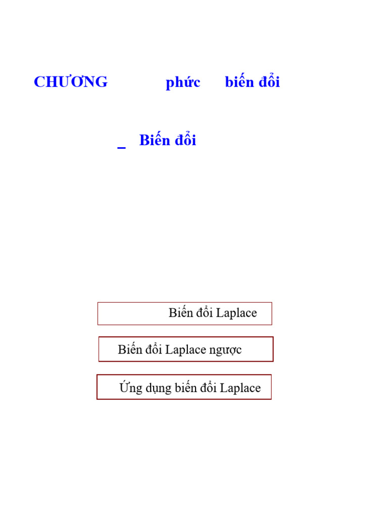 Ham Phuc Va Bien Doi Laplace | PDF