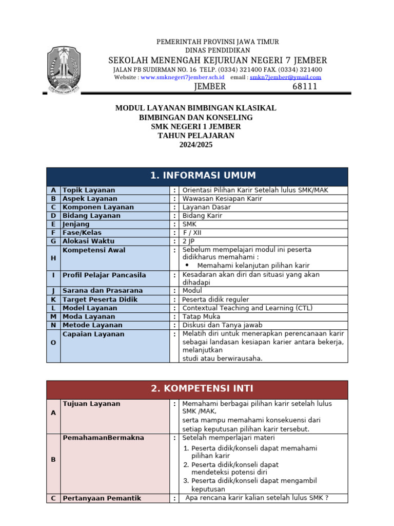 MODUL KELAS 12 Fix 2 | PDF