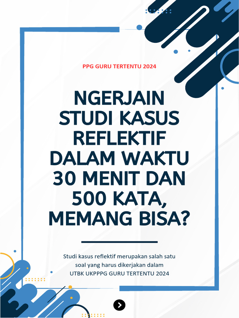 Studi Kasus Reflektif | PDF