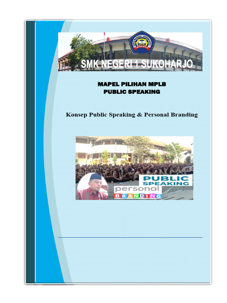 Materi 1 Public Sopeaking - Pengantar PSdan Personal Branding by Tono ...