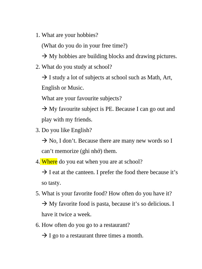 Final Speaking REvision | PDF