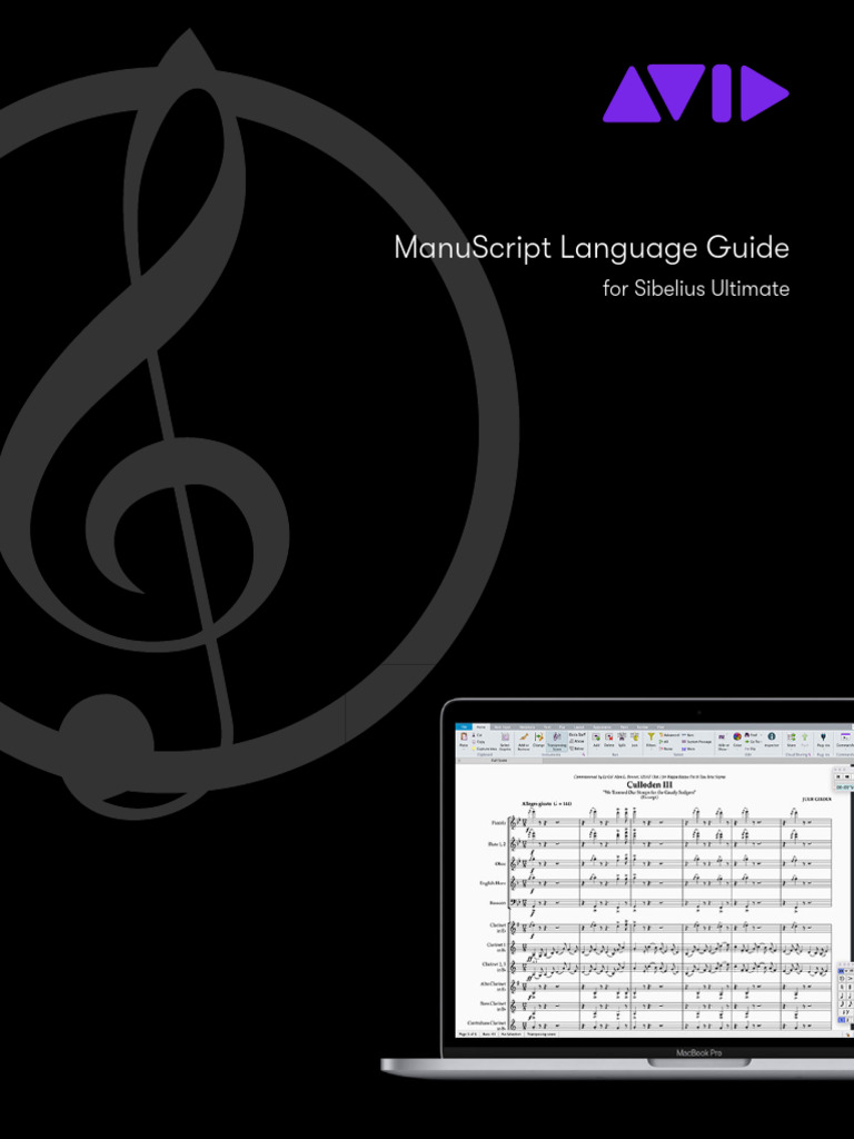 Sibelius ManuScript - Language - Guide | PDF
