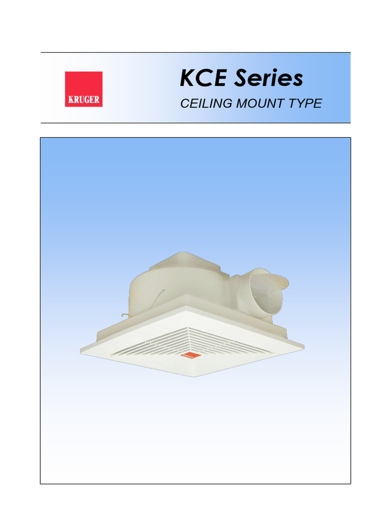 KCE Series - Ceiling Mount Type (KJK) - 16022002 | PDF