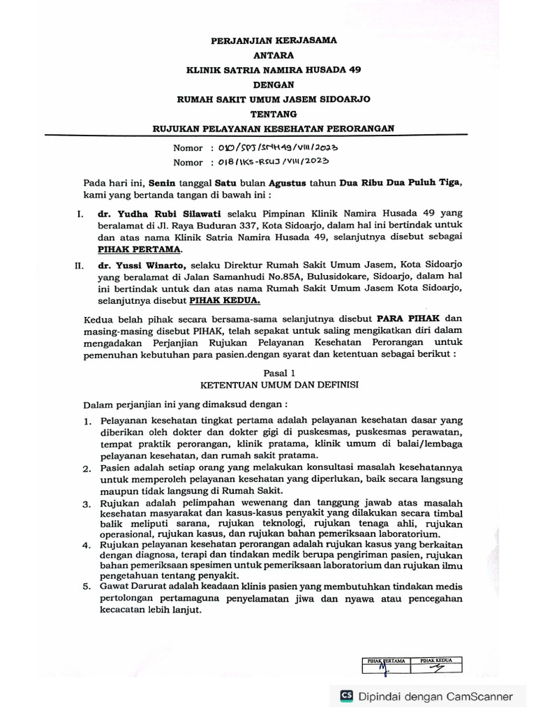 Mou Ambulance RS Jasem | PDF