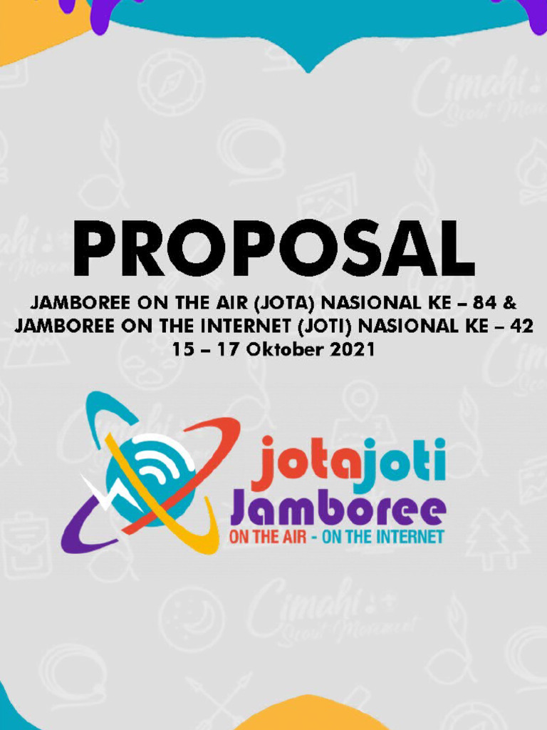 Proposal JOTA JOTI 2021 Kwarcab Kota Cimahi | PDF
