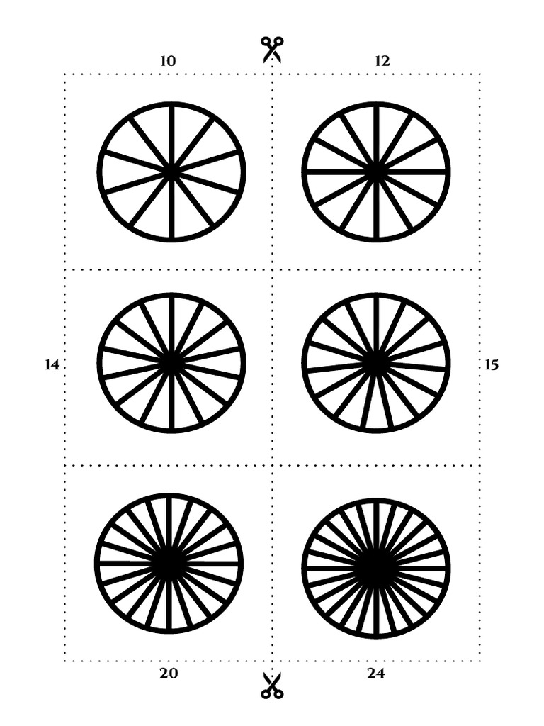 Printable RPG Clocks Mixed 10 12 14 15 20 24 | PDF
