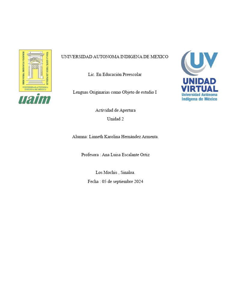 U2AA - Hernandez Armenta Linneth Karolina | PDF