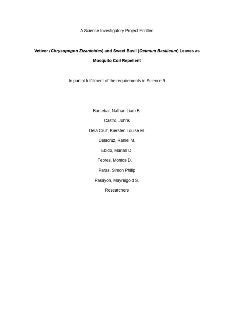 Chapter 1 Format | PDF