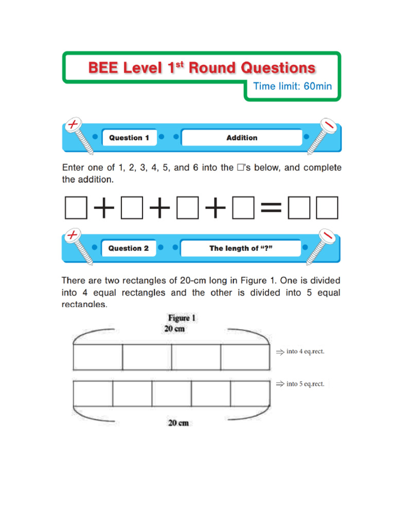 BEE Trial 2018 | PDF