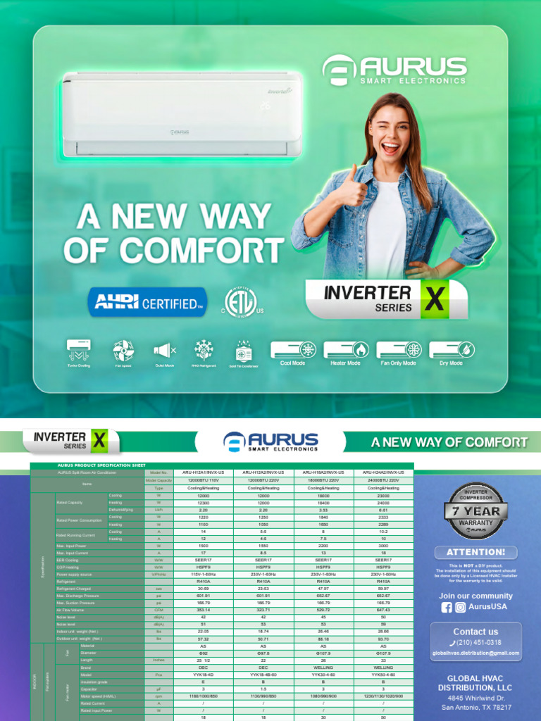 Series X Product Brochure 2022 | PDF | Air Conditioning | Energy Technology