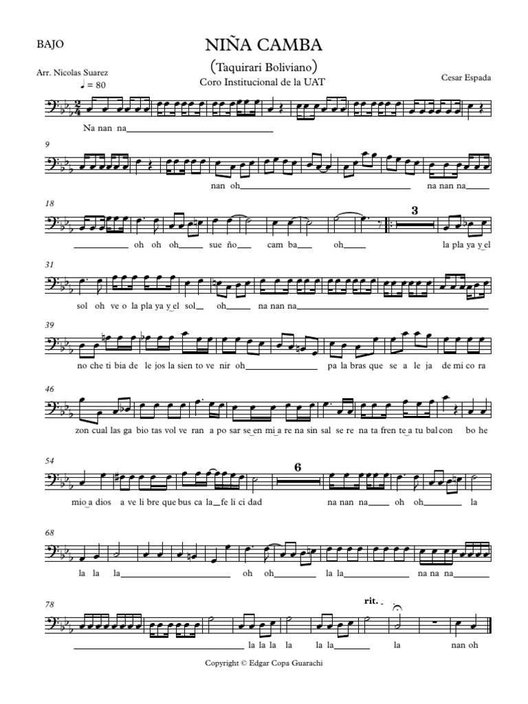 Niña Camba Bajo | PDF