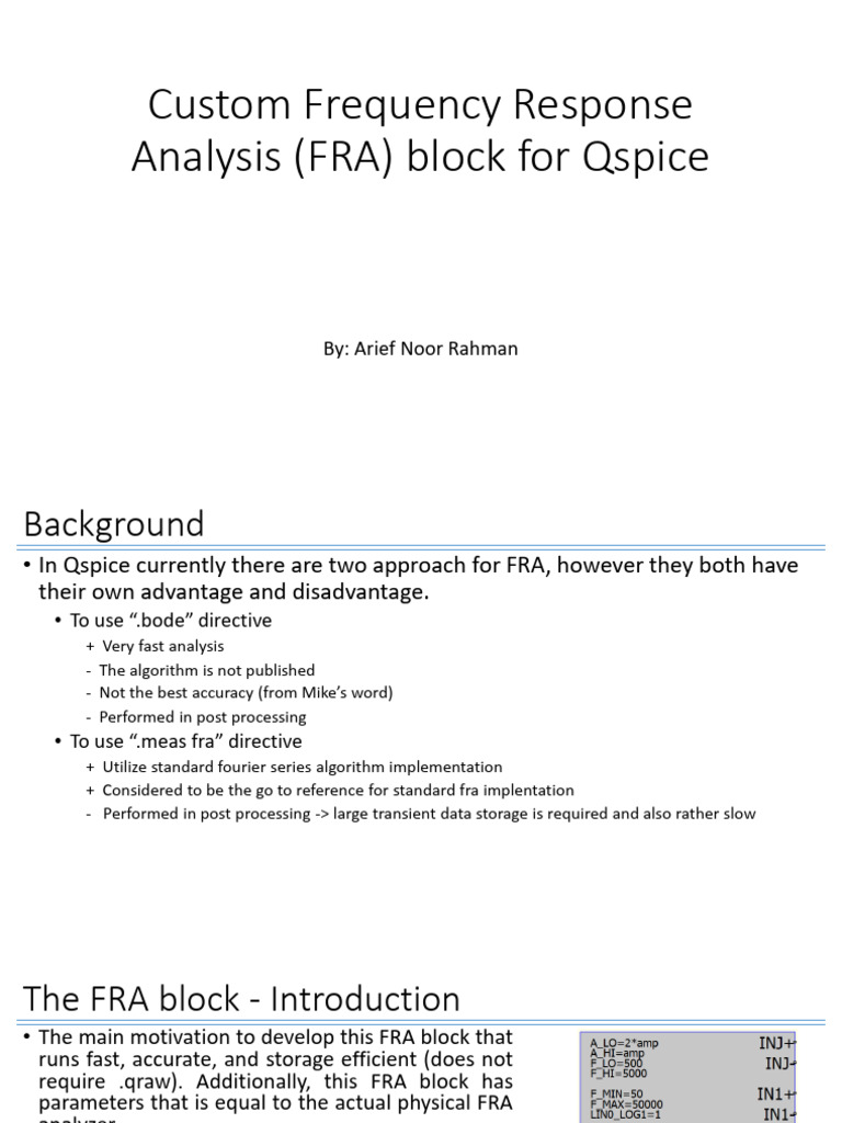 Frequency Response Analysis | PDF