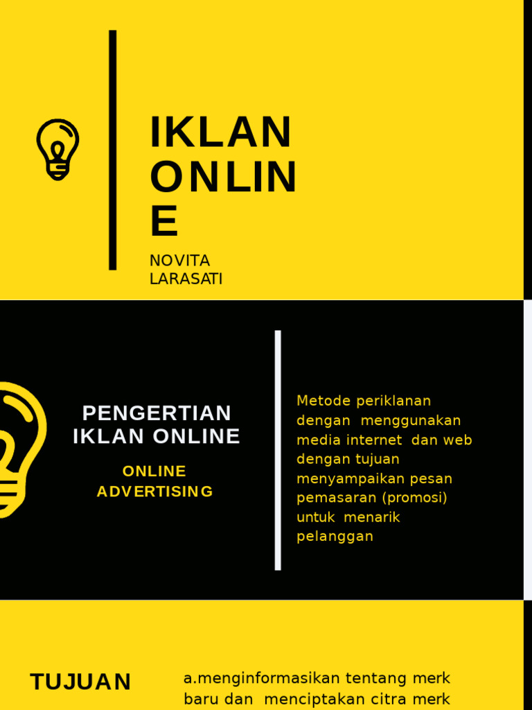 3,11 PPT Iklan Online | PDF