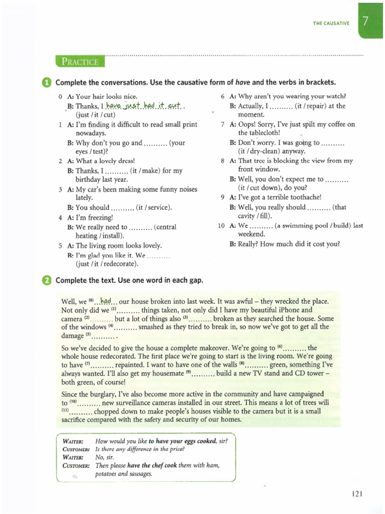 Further Practice - Causative, Phrasal Verbs & Relative Clauses | PDF