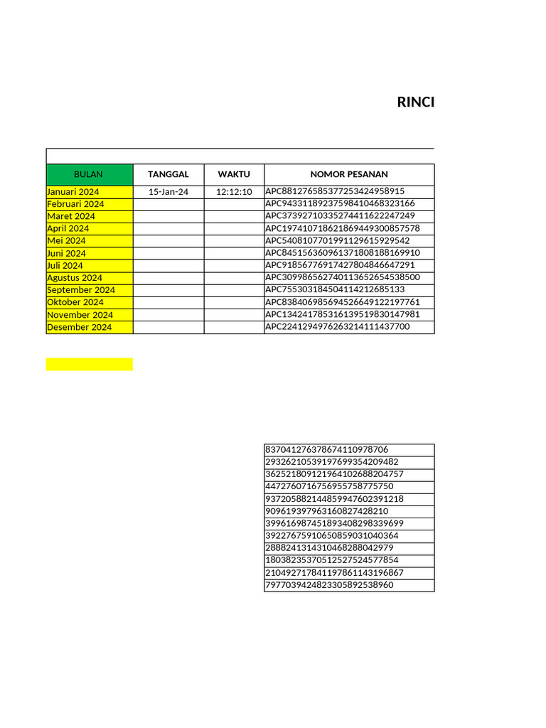 Nota Listrik Bu Ida | PDF