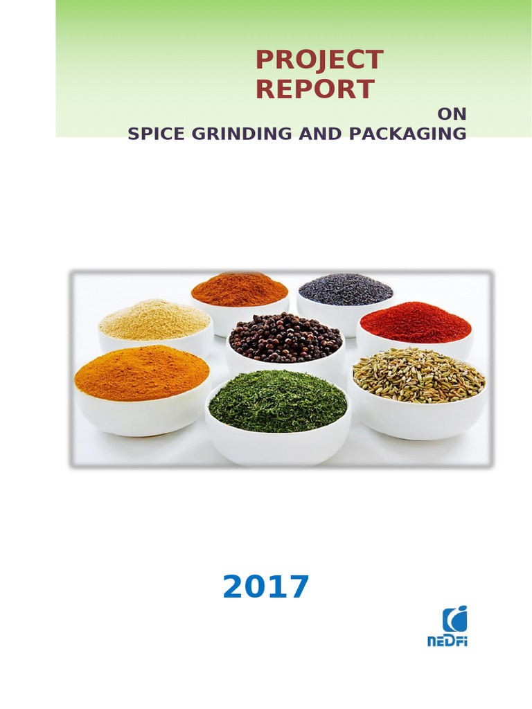 Spice Grinding and Packaging | PDF