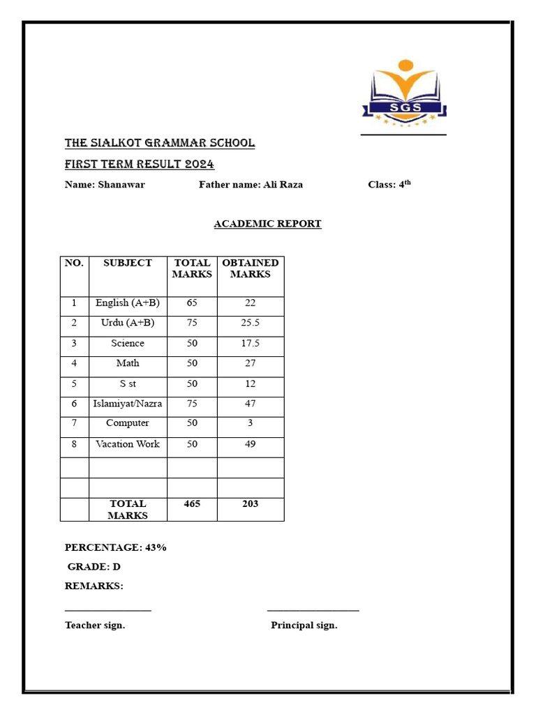 3rd and 4th Class | PDF