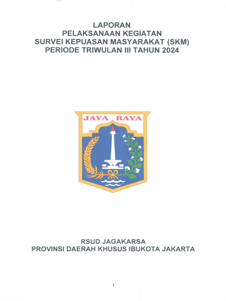 Laporan SKM TW 3 2024 | PDF